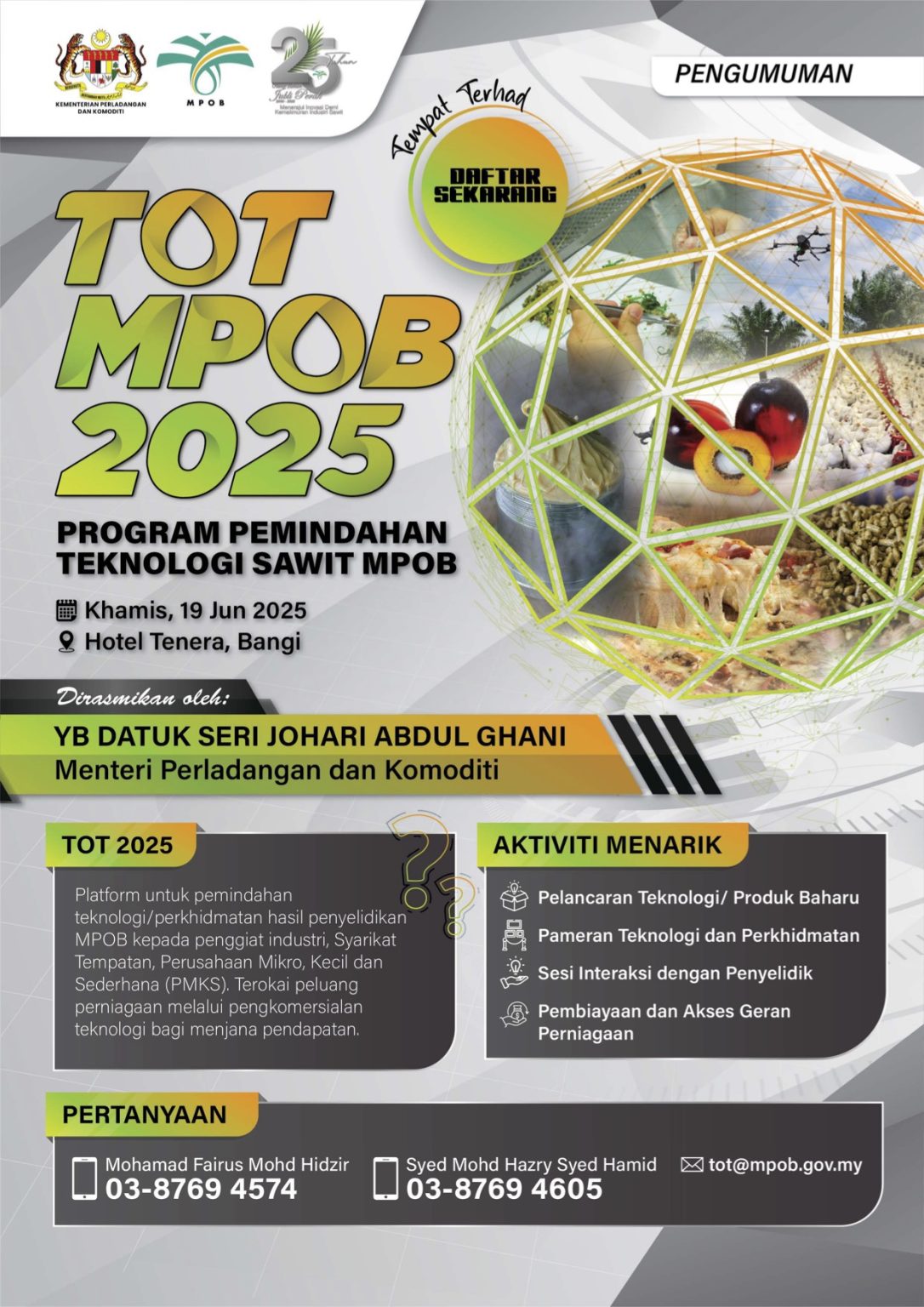 Conference & Seminar – Malaysian Palm Oil Board