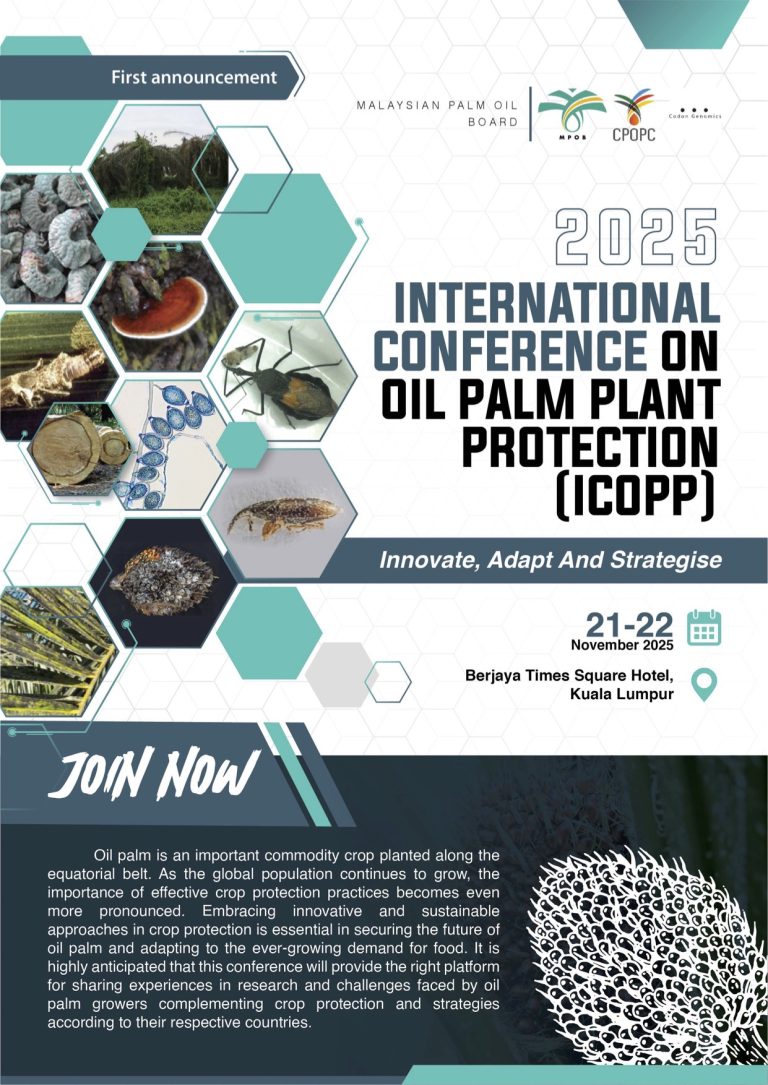 Conference & Seminar – Malaysian Palm Oil Board